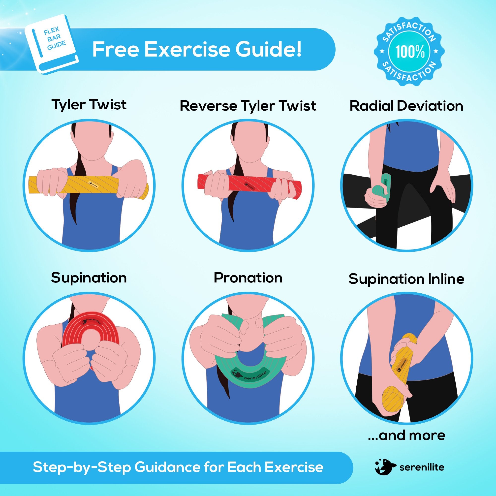 Flexible Resistance Bar | Grip Strength Trainer, Forearm Exerciser Wor ...